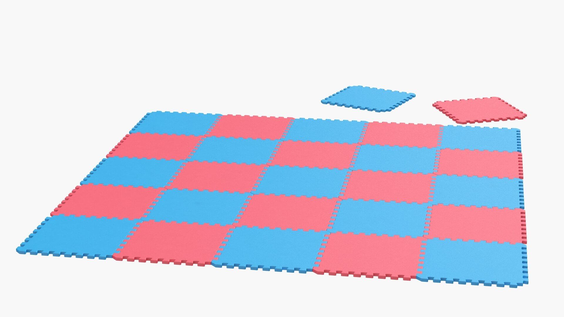 Model Sport Tatami Taekwondo Mat Puzzle by artpolka