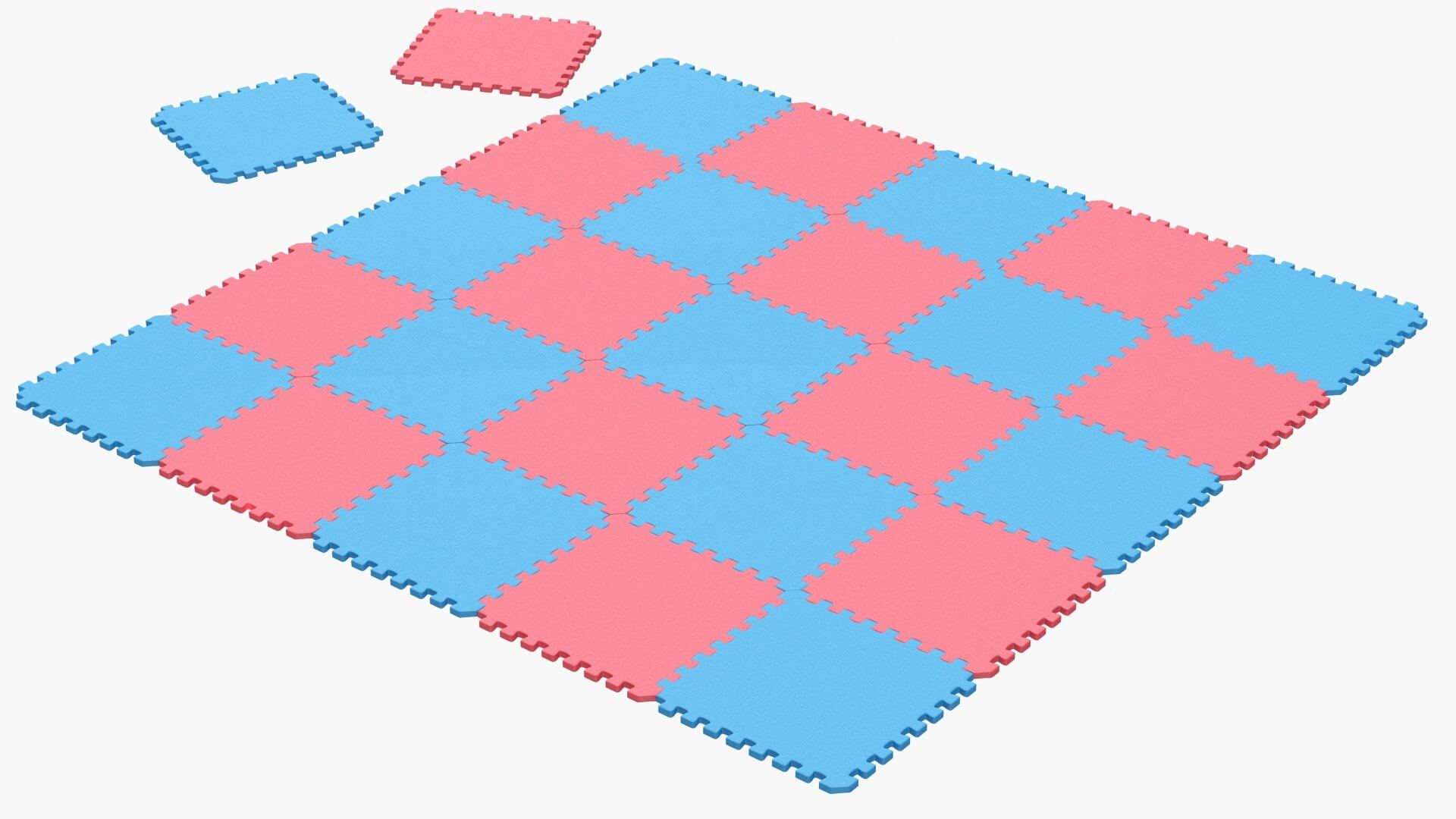 Model Sport Tatami Taekwondo Mat Puzzle by artpolka