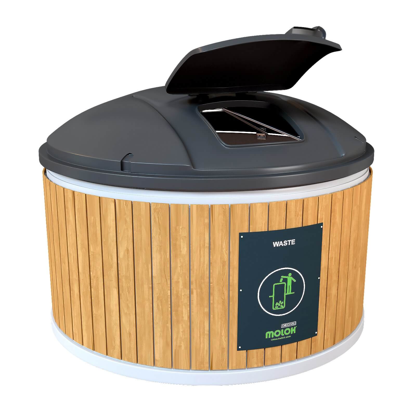 Animated Molok Waste Container - 3D Model by artpolka