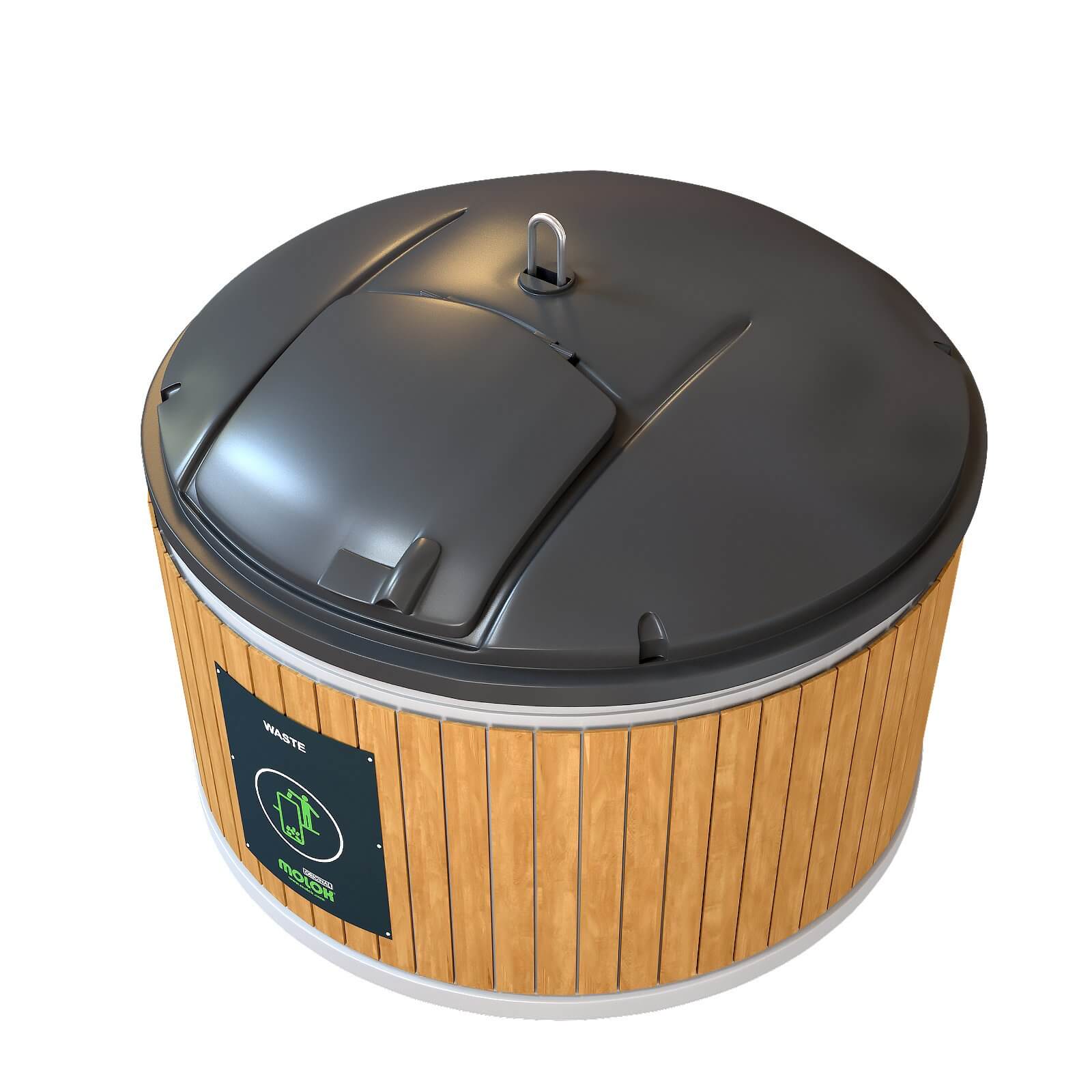 Animated Molok Waste Container - 3D Model by artpolka
