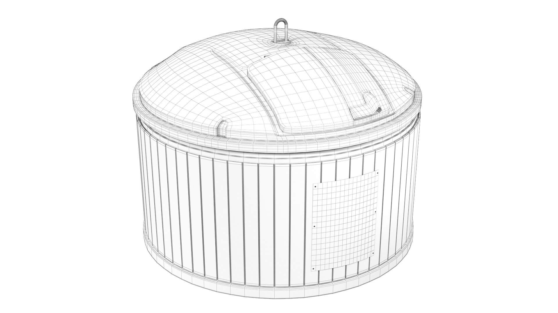 Animated Molok Waste Container - 3D Model by artpolka
