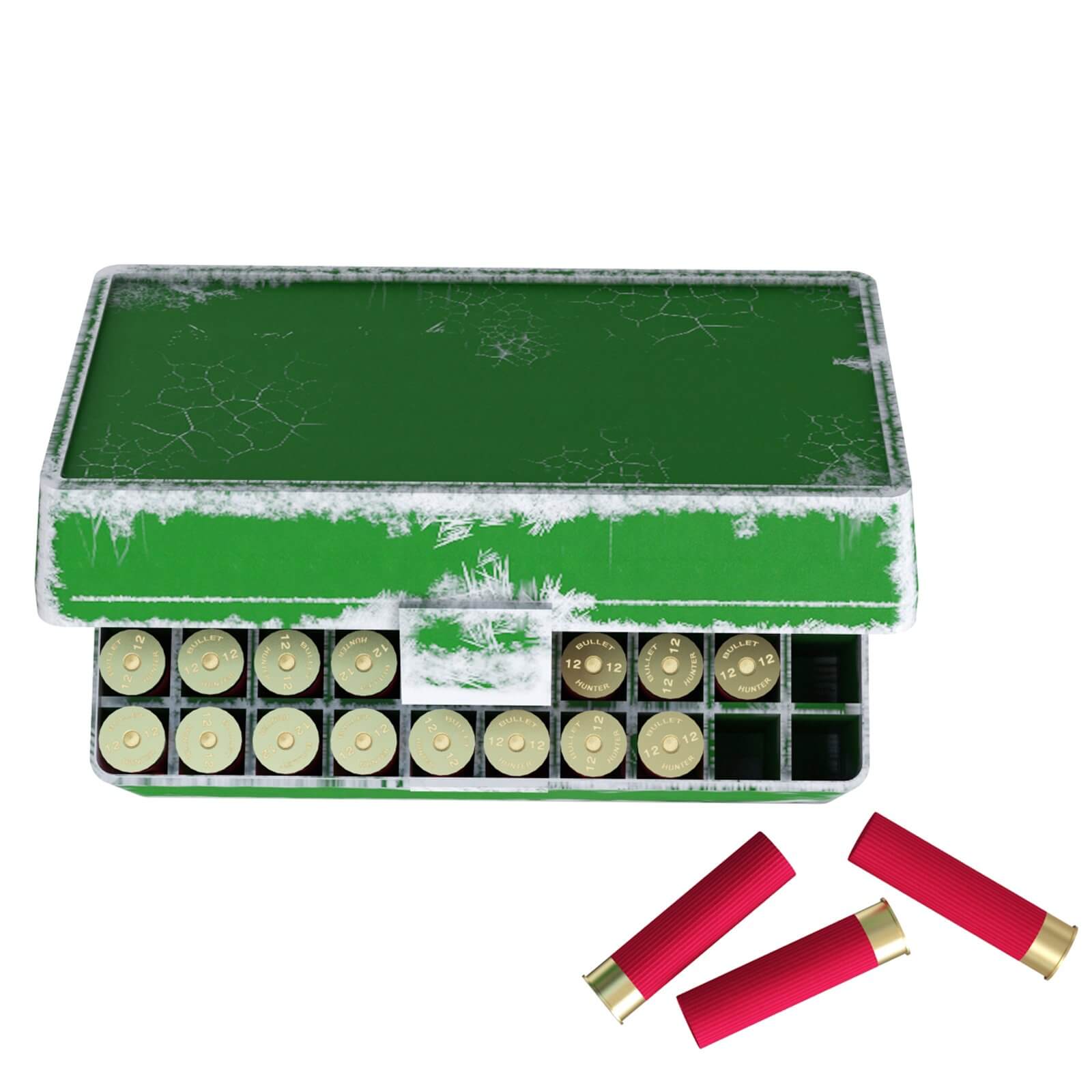 MTM 50 Round Ammunition Bullet Box Scratched - 3D Model by artpolka