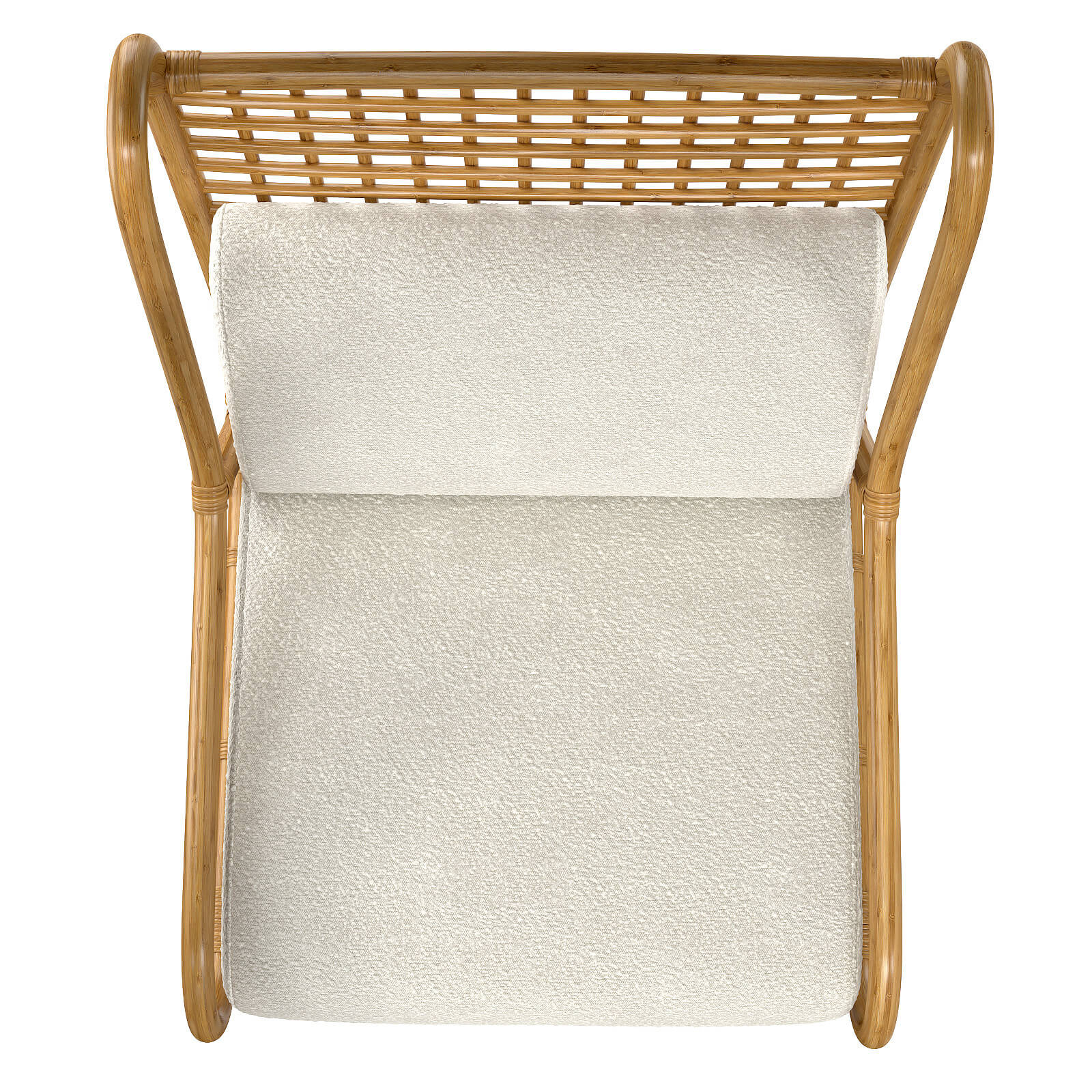 Ouen Rattan Accent Chair CB2 Crate Barrel - 3D Model by artpolka