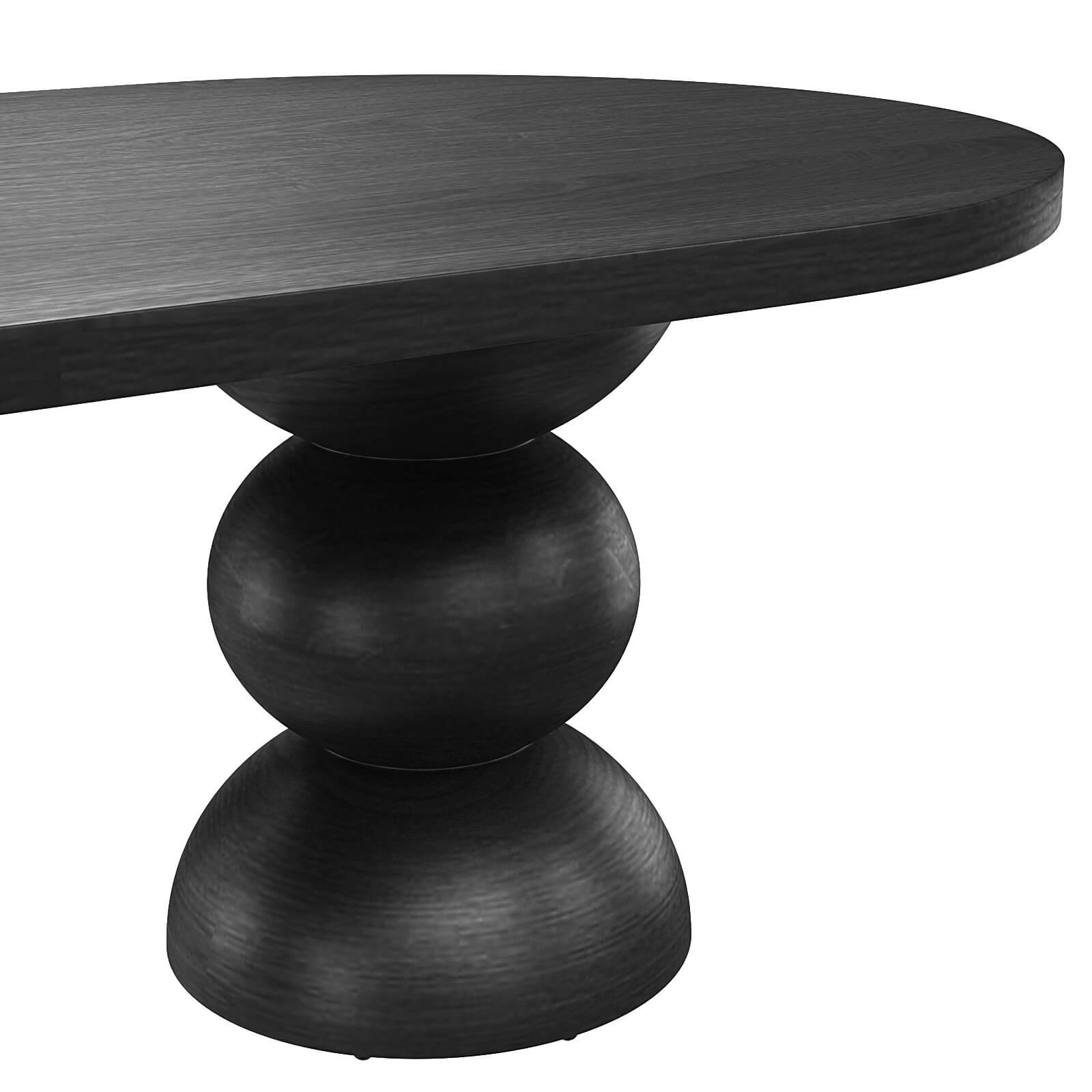 Plum Moon Oval Dining Table Arki Living - 3D Model by artpolka