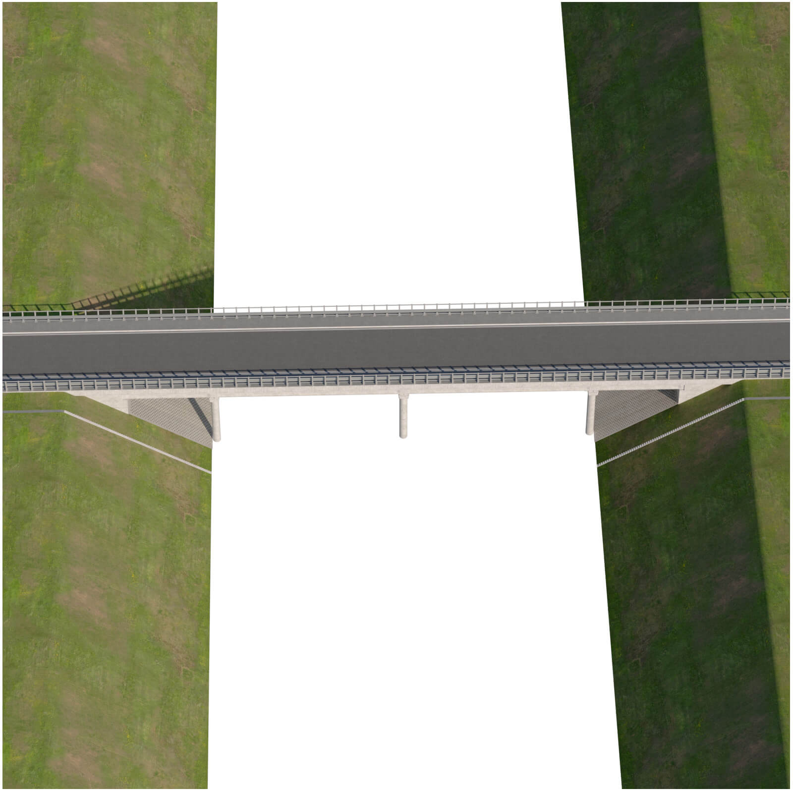 Road Bridge One Lane 01 - 3D Model by artpolka
