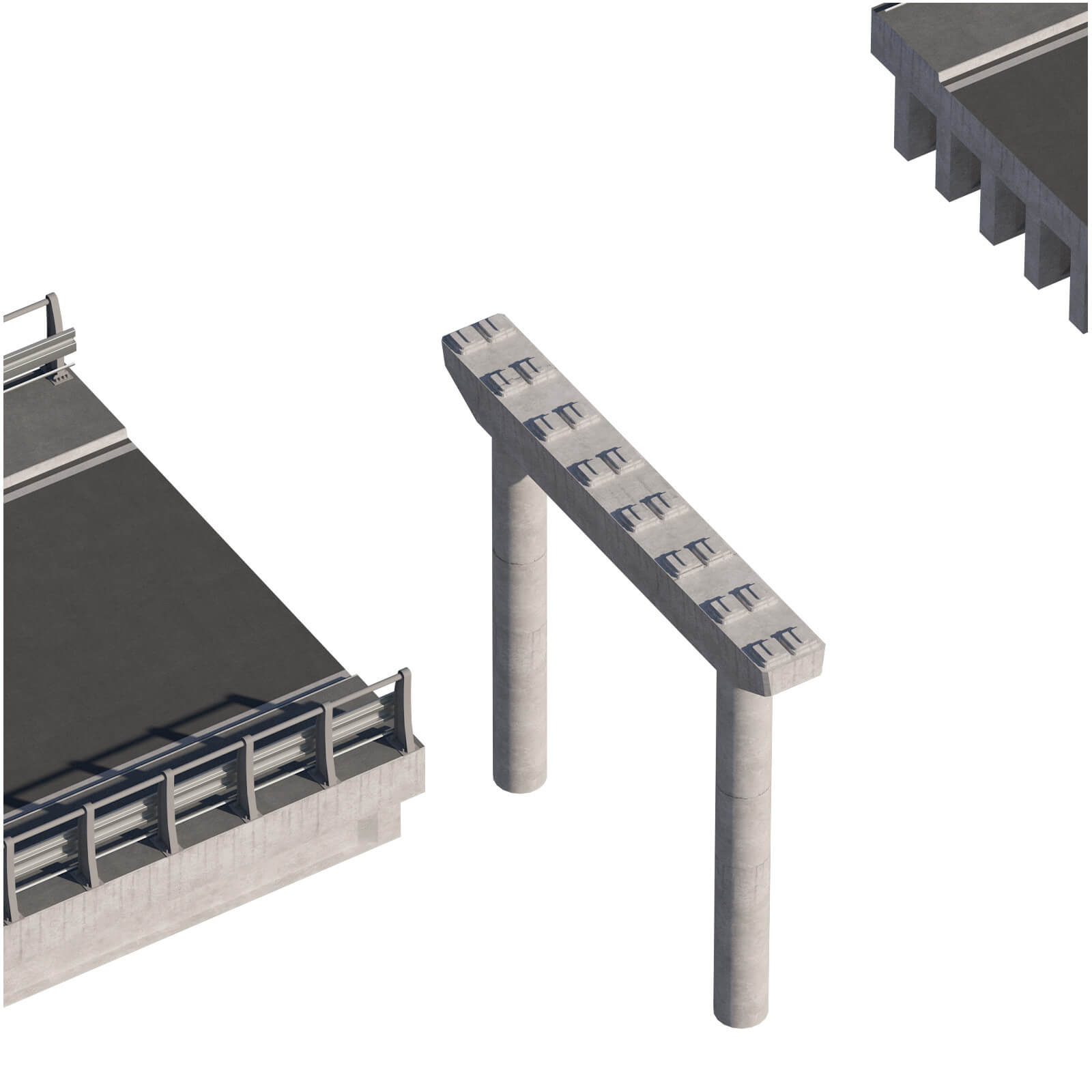 Road Bridge One Lane 01 - 3D Model by artpolka