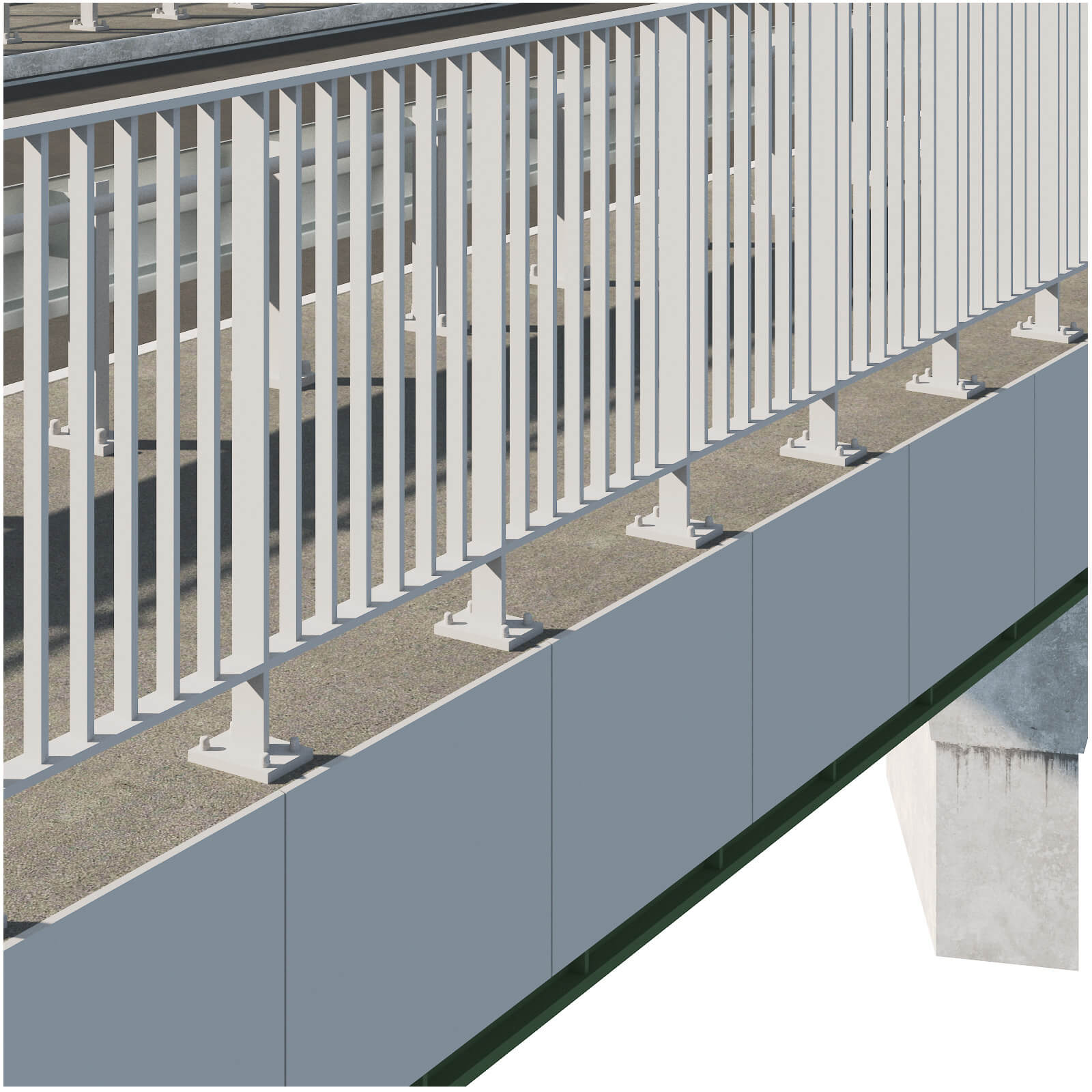 Road Bridge One Lane 02 - 3D Model by artpolka