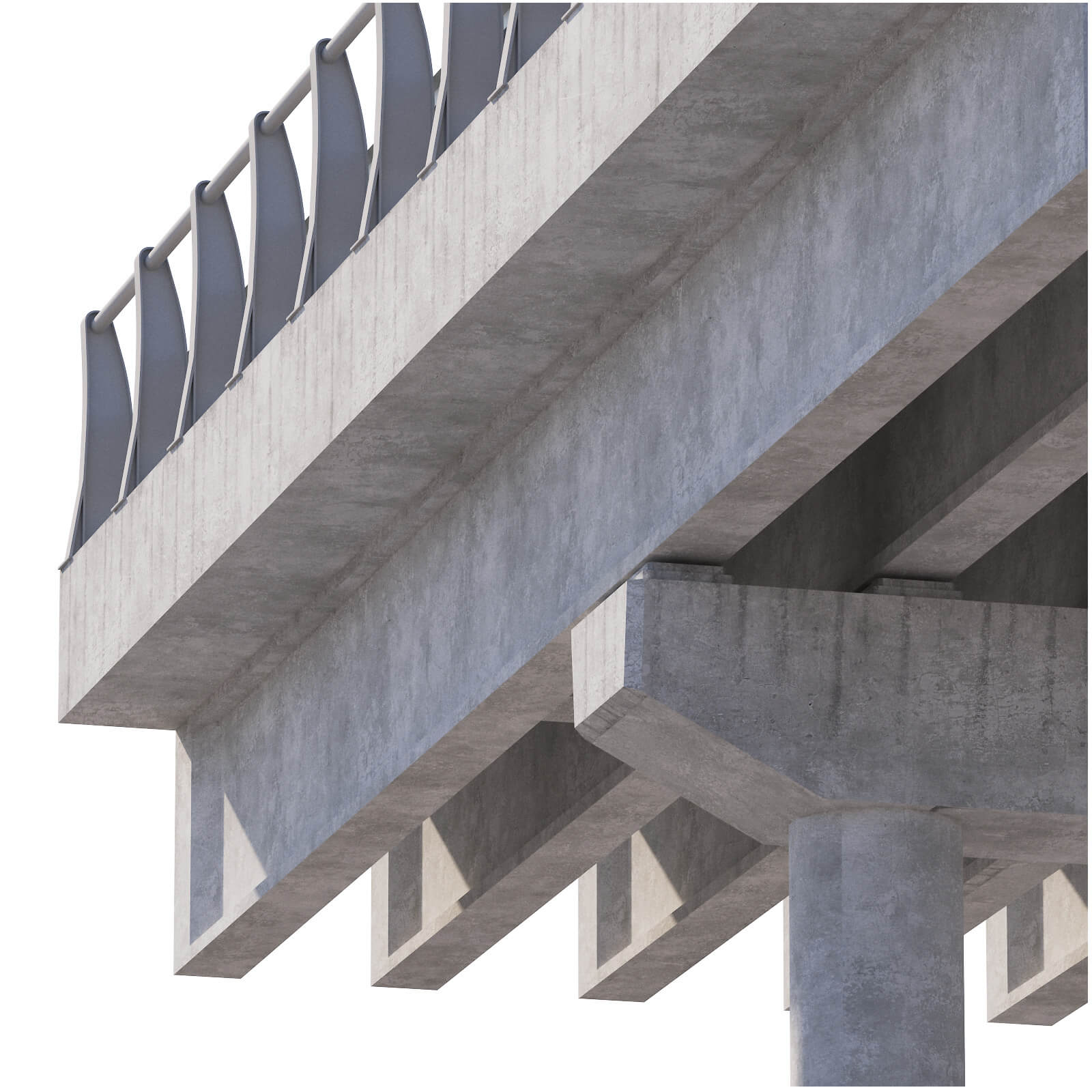 Road Bridge Section Elements for Personal Configuration - 3D Model by ...