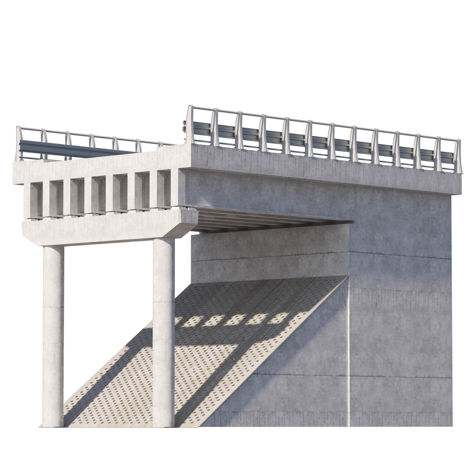 Road Bridge Section Elements for Personal Configuration - 3D Model by ...