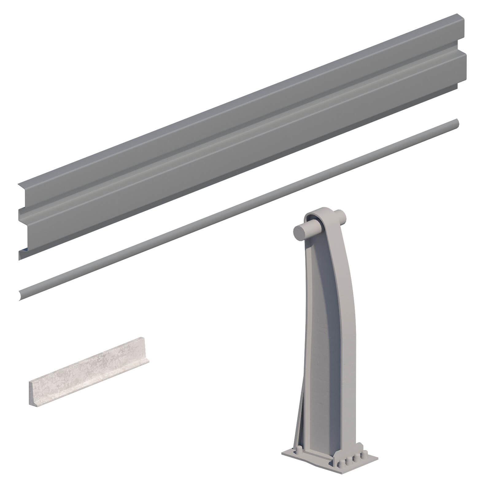 Road Bridge Section Elements for Personal Configuration - 3D Model by ...