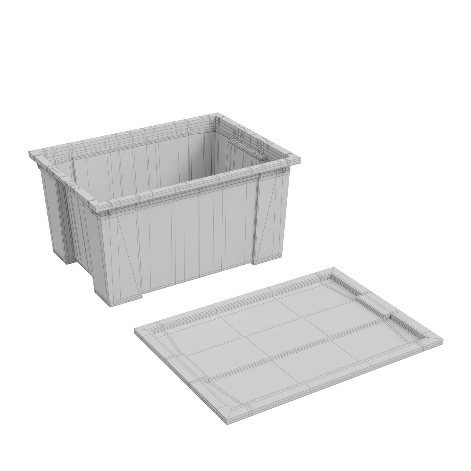 Samla Box IKEA Clear - 3D Model by artpolka