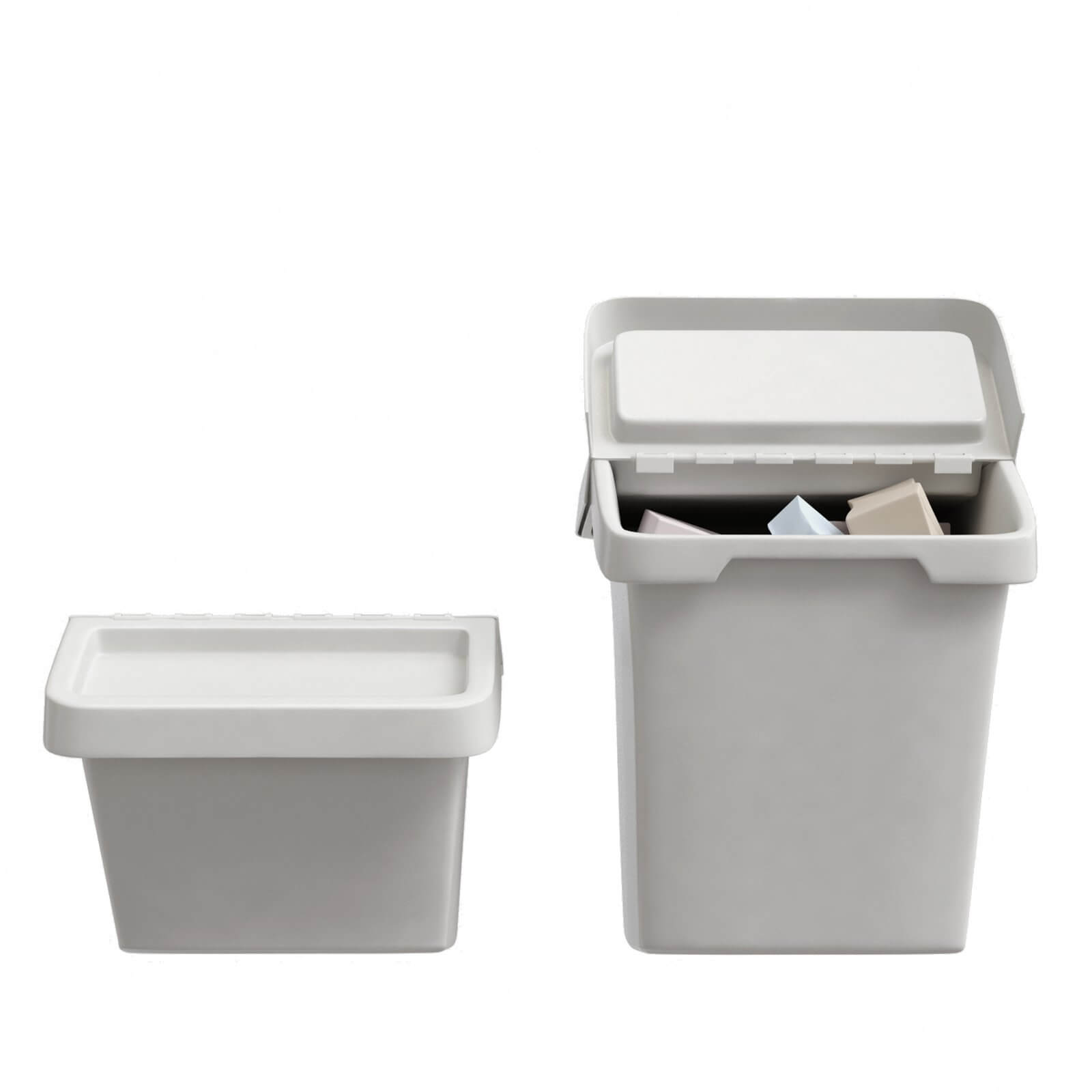 Sortera IKEA Recycling Bin with Lid, White - 3D Model by artpolka