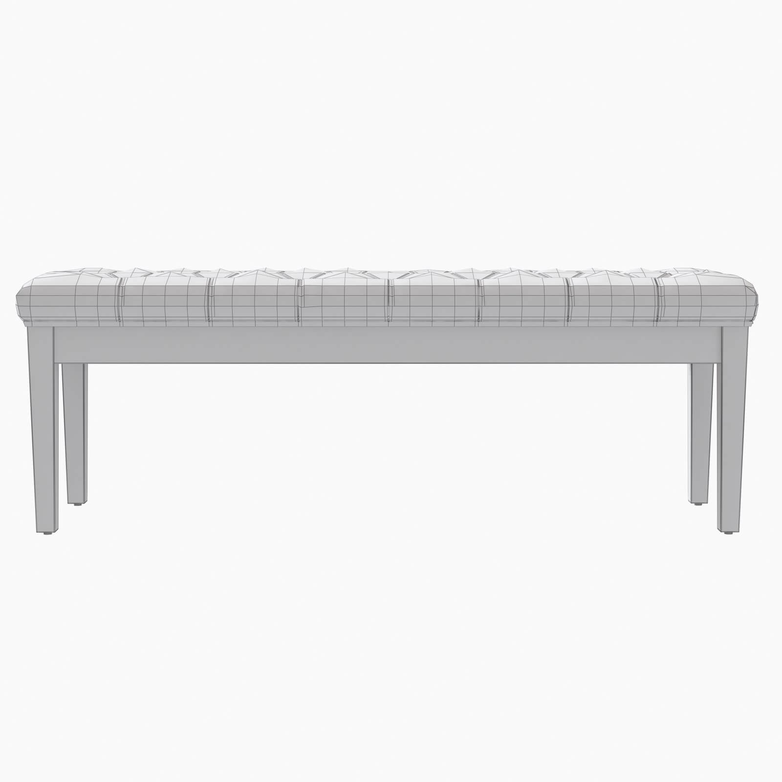 Verona Home Radcliffe Velvet Tufted Bench - 3D Model by artpolka