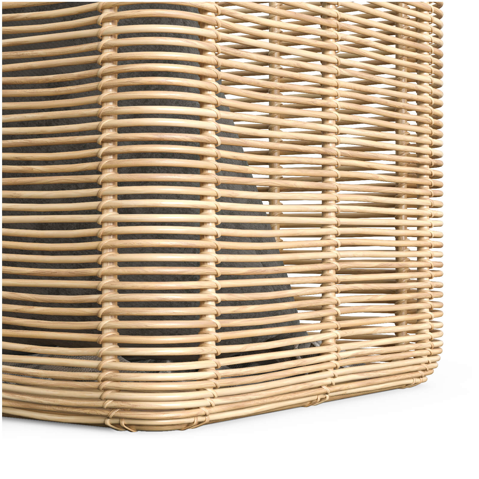 Vivi Vincent Sheppard Rattan Basket - 3D Model by artpolka