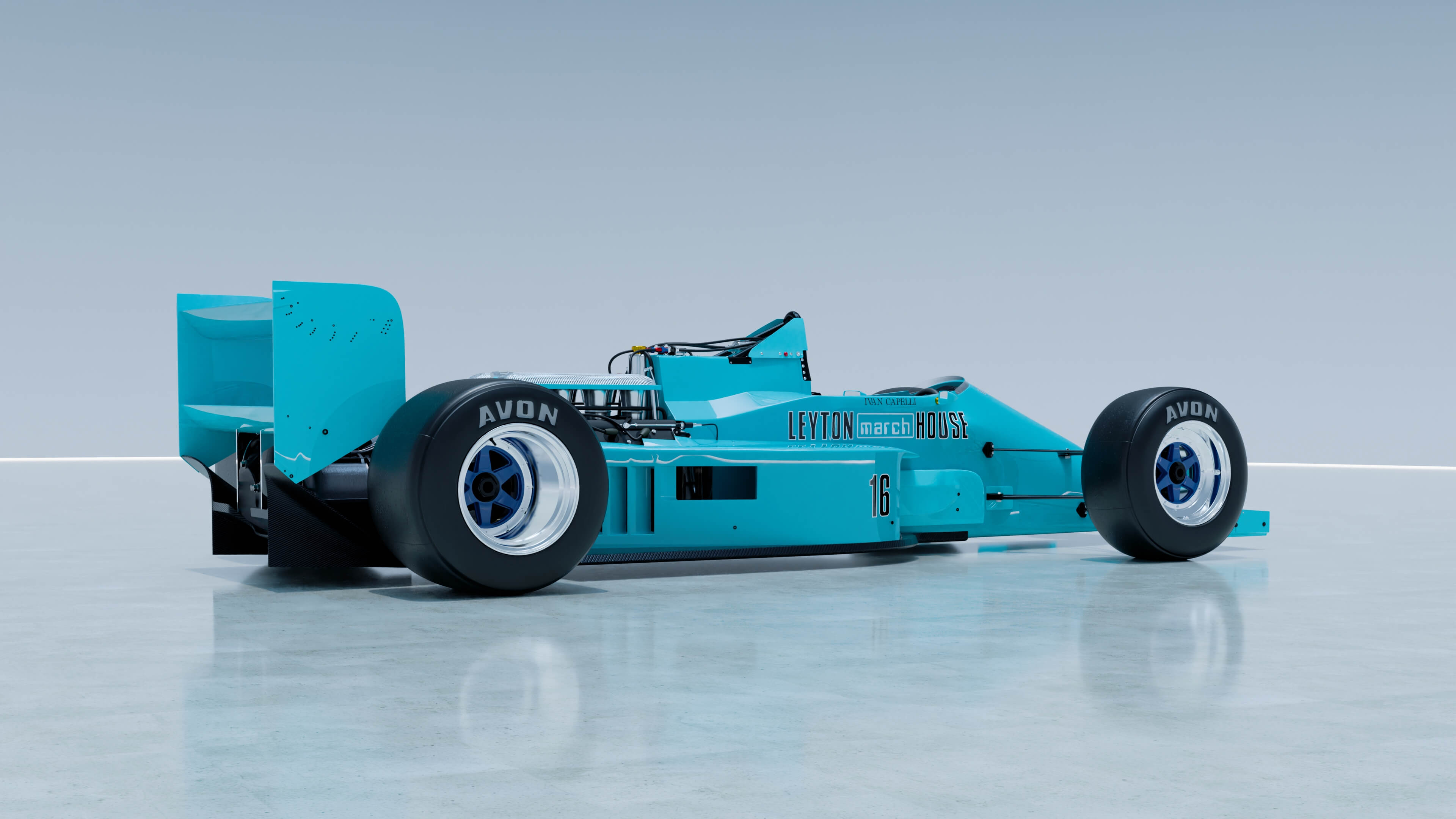 1987 March Leyton House 871 - 3D Model by artsbybildraw