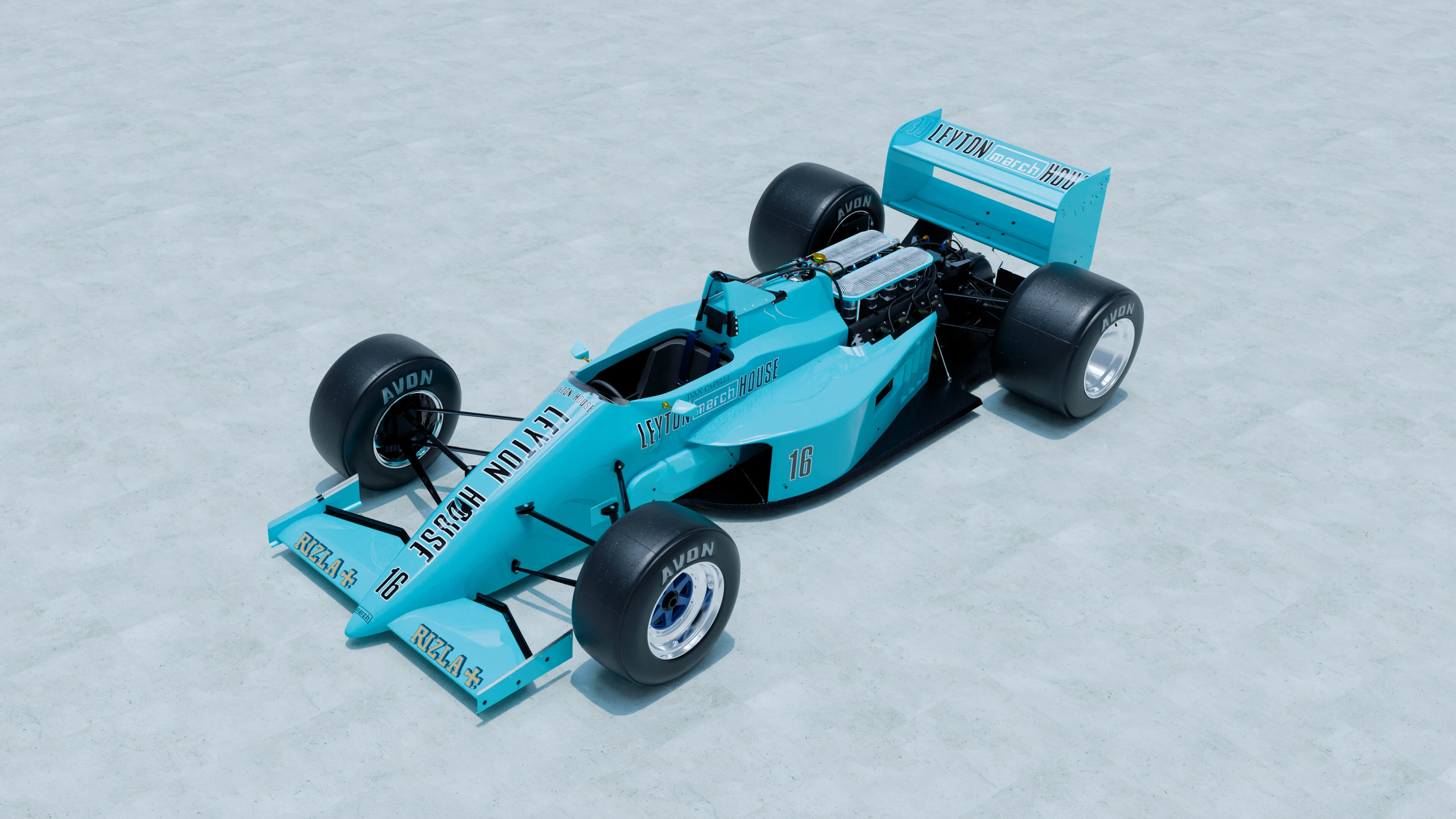 1987 March Leyton House 871 - 3D Model by artsbybildraw