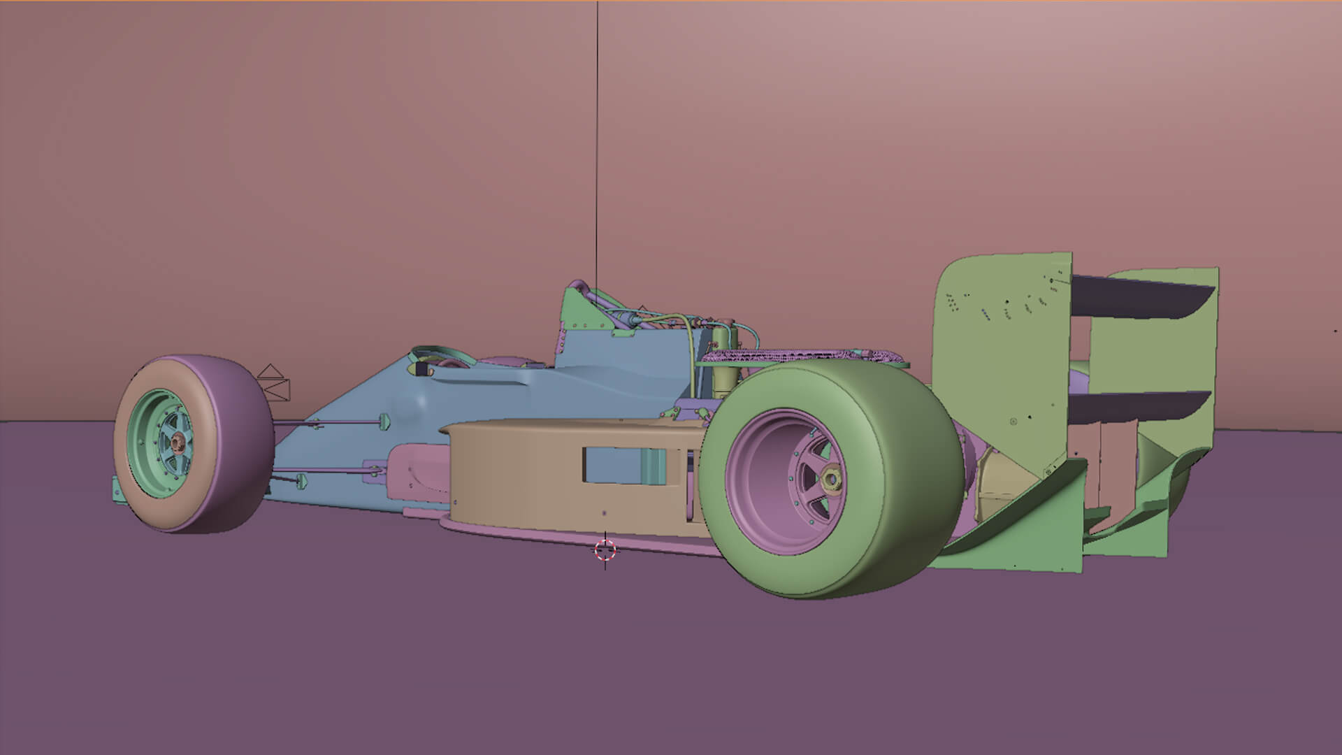 1987 March Leyton House 871 - 3D Model by artsbybildraw