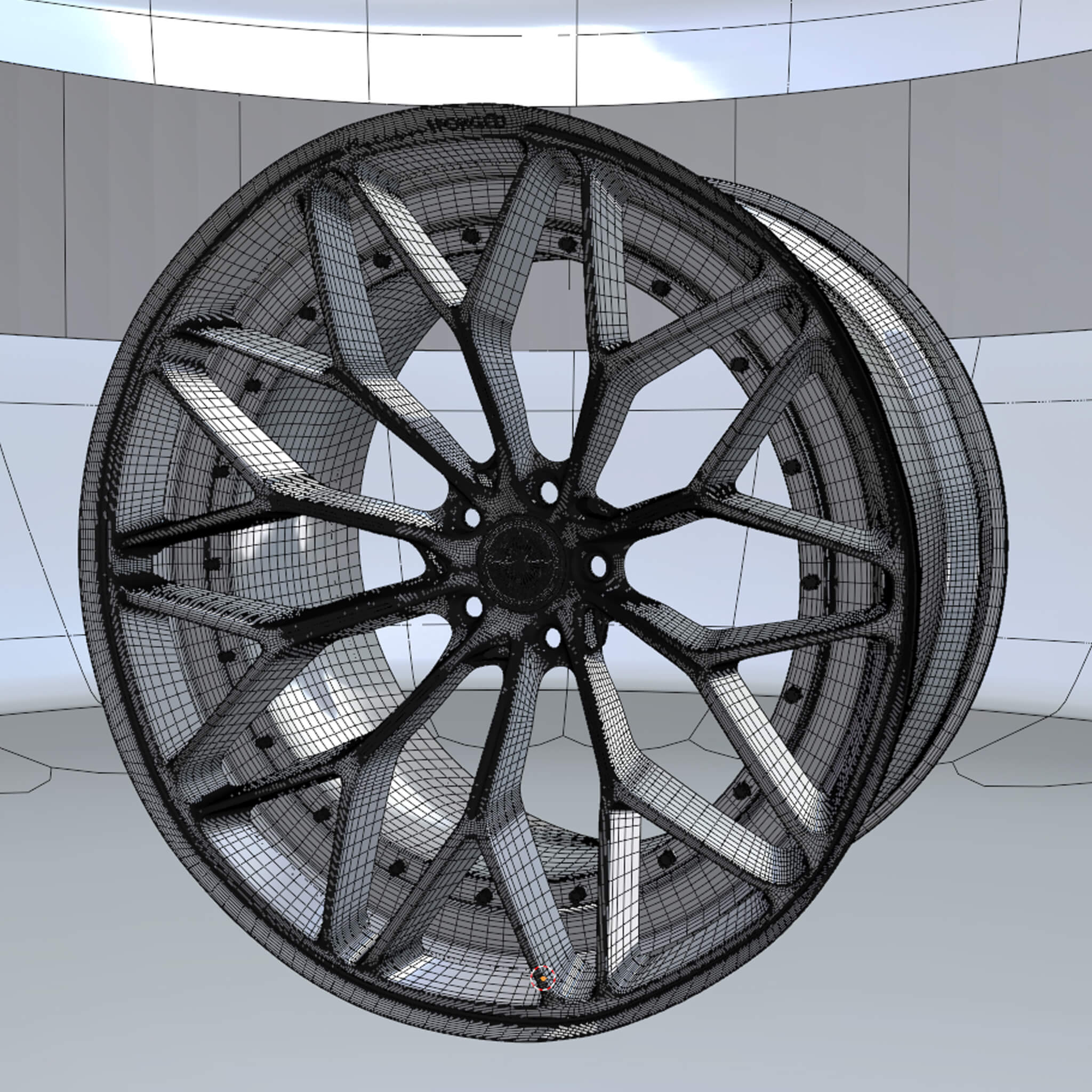 Brixton Forged CM6-R 2 Pieces 3D Model by artsbybildraw