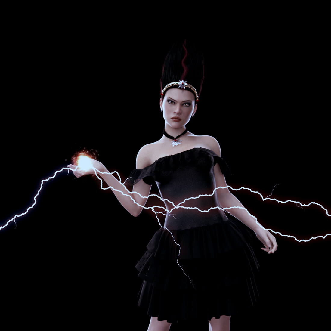 Dark bride 3D Render, Digital Art by artshock