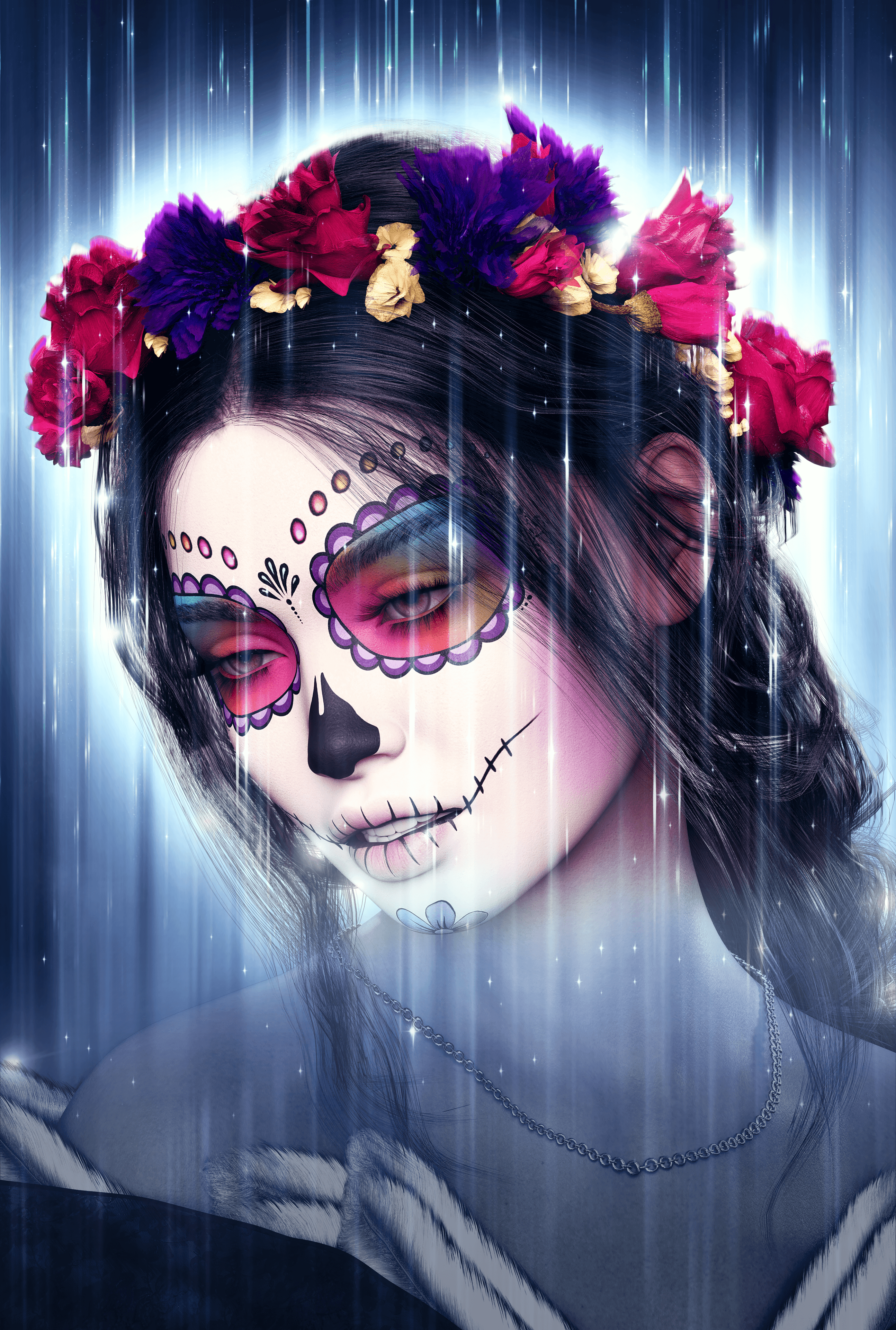 Contemplating life 3D Render, Digital Art by artworksimpson