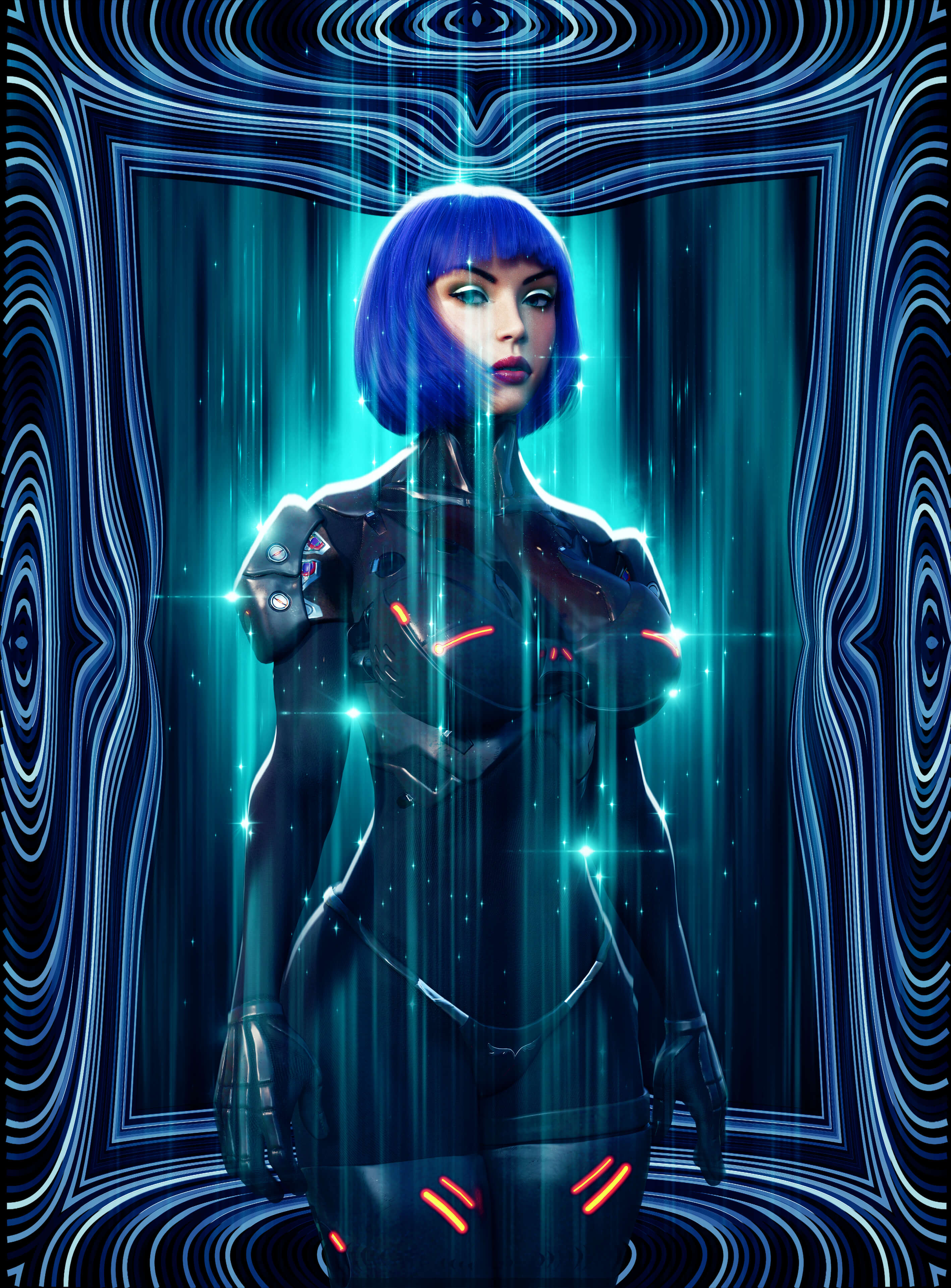 Inside the prism 3D Render, Digital Art by artworksimpson