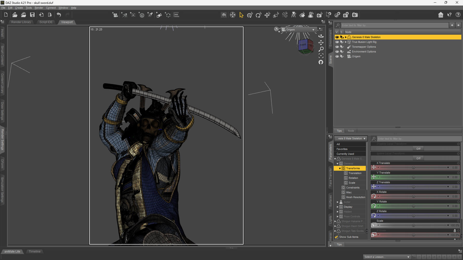 Sword of Destiny 3D Render | RenderHub Gallery