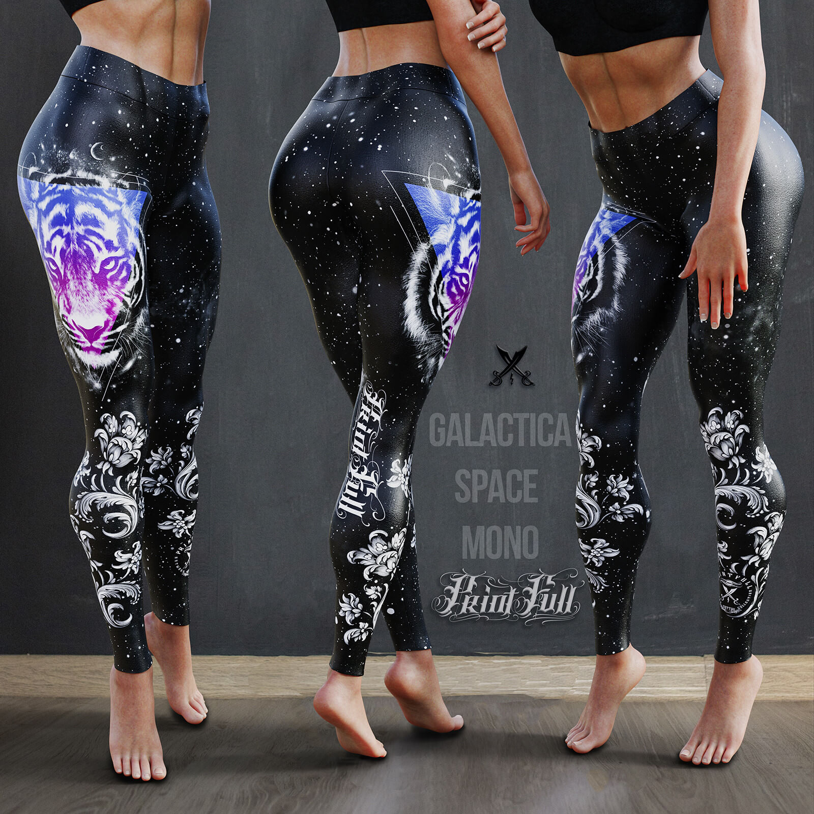 Sublimated Legging Printfull for Genesis 8.1 Female - Daz Content by ...