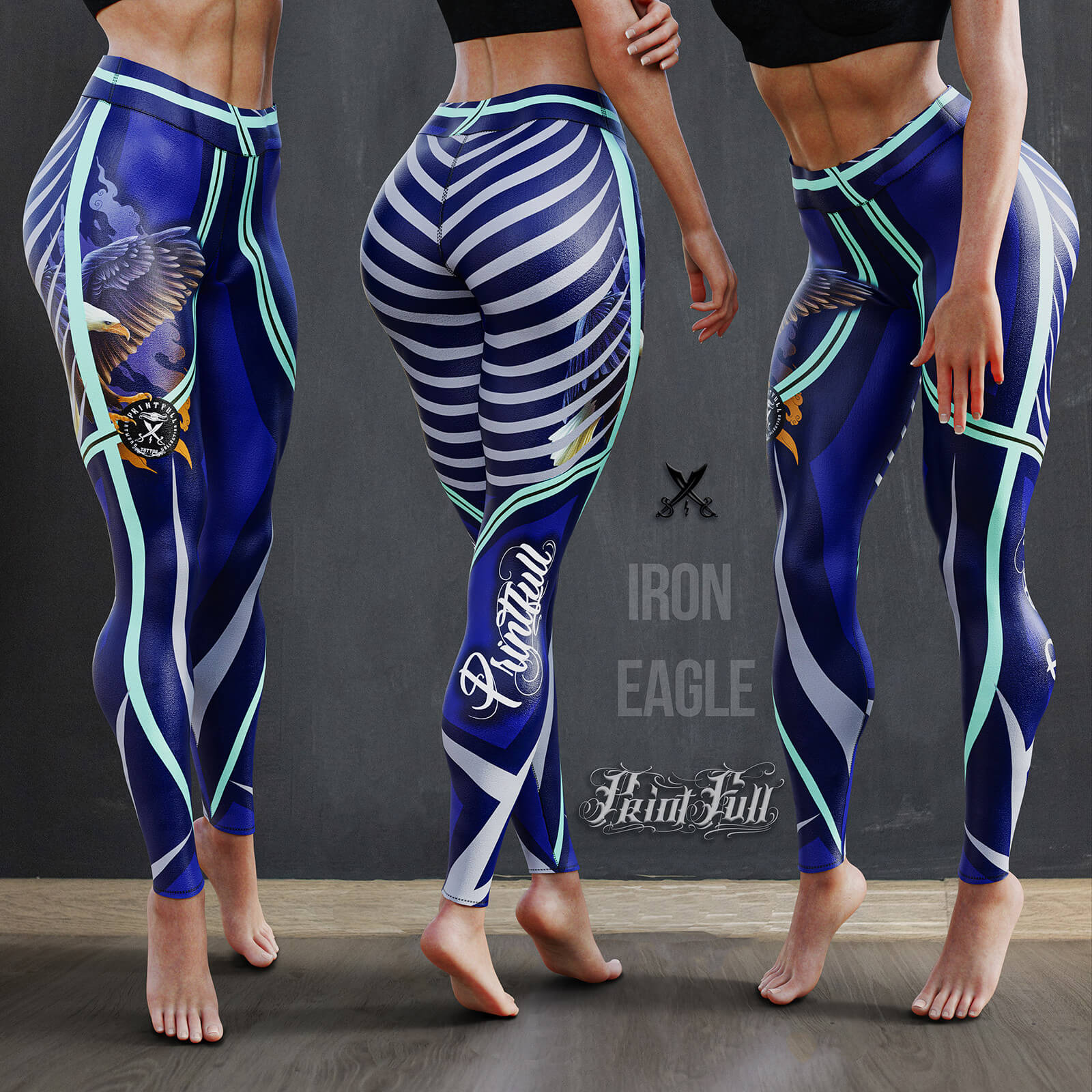 Sublimated Legging Printfull for Genesis 8.1 Female - Daz Content by ...