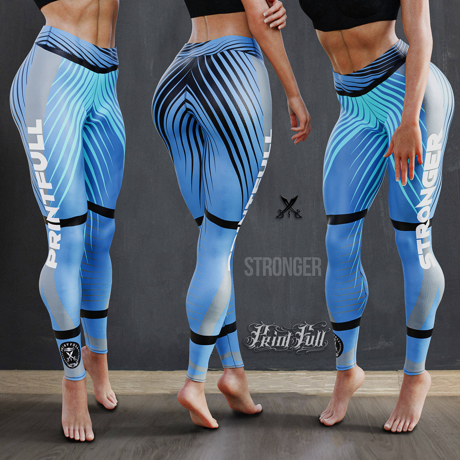 Sublimated Legging Printfull for Genesis 8.1 Female - Daz Content by ...