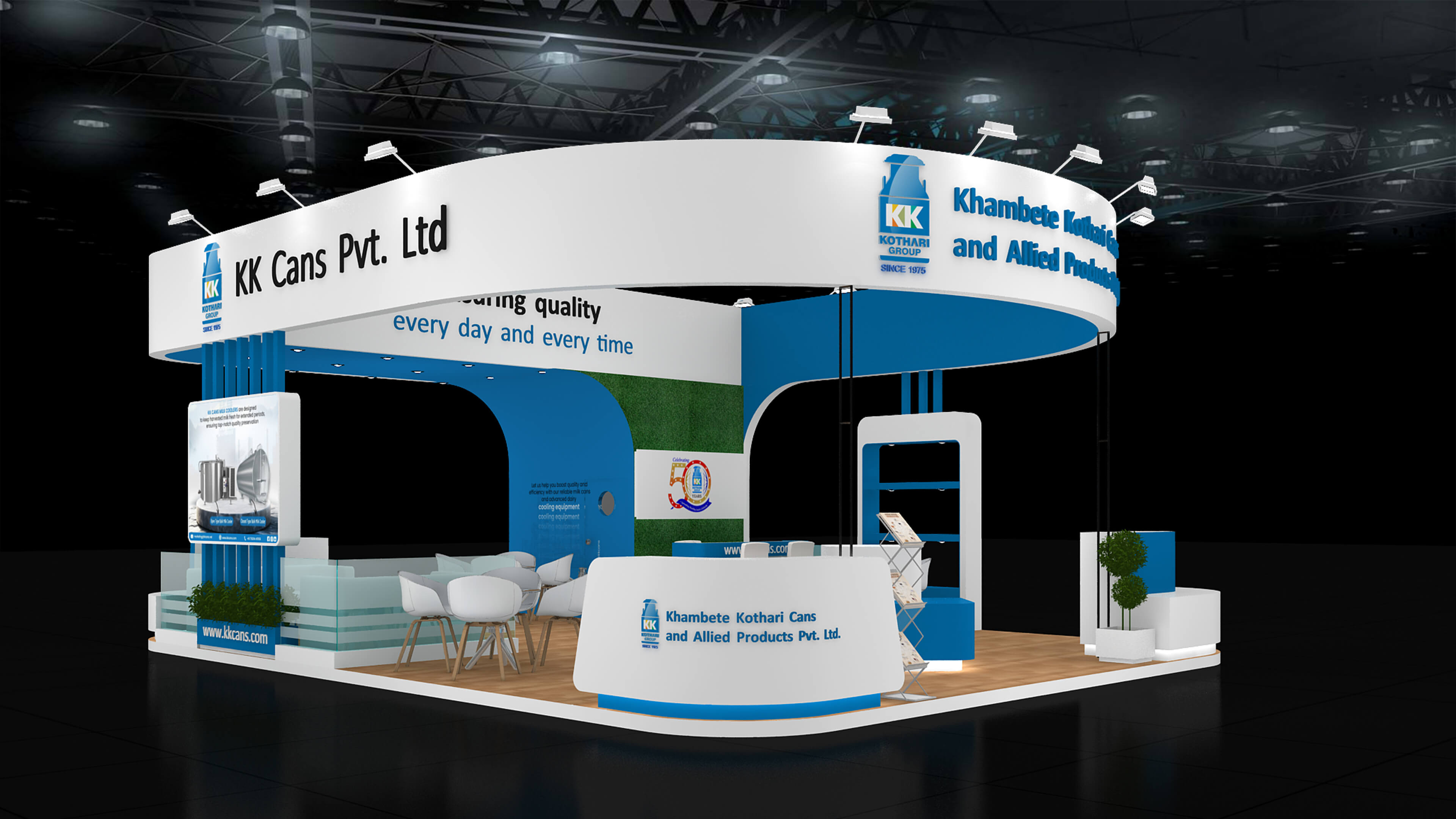 9Mtr X 7Mtr Exhibition Stand Design Made 3DS Max 2019 Low-PO 3D Model ...