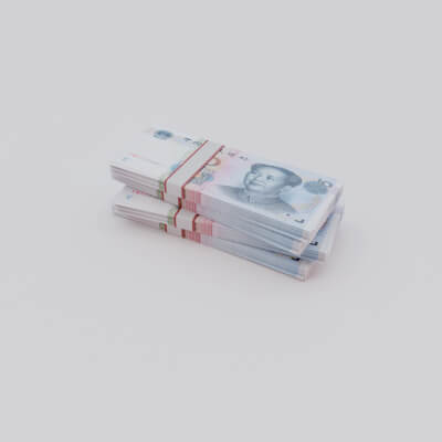 10 Chinese Renminbi CNH Currency - 3D Model by Arupsaha