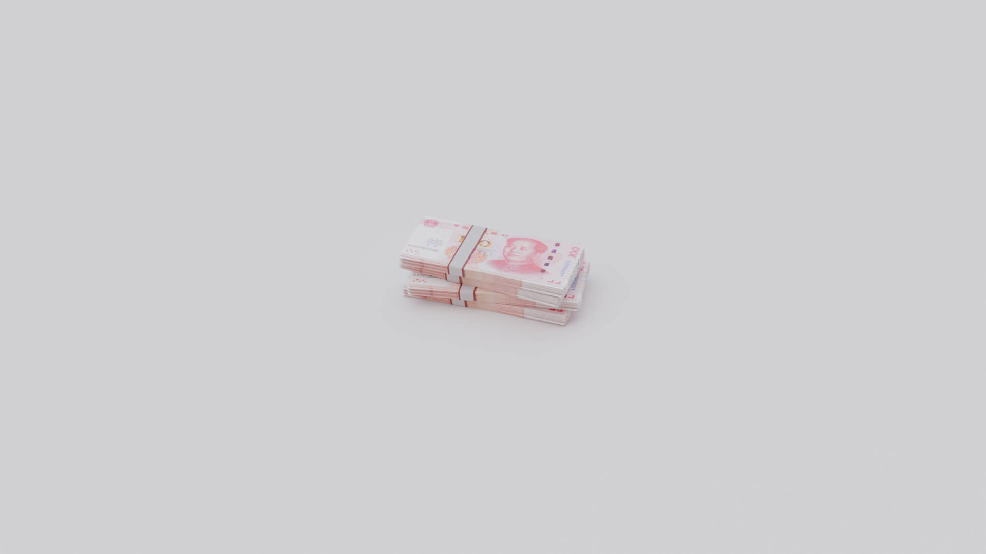 100 Chinese Renminbi CNH Currency - 3D Model by Arupsaha