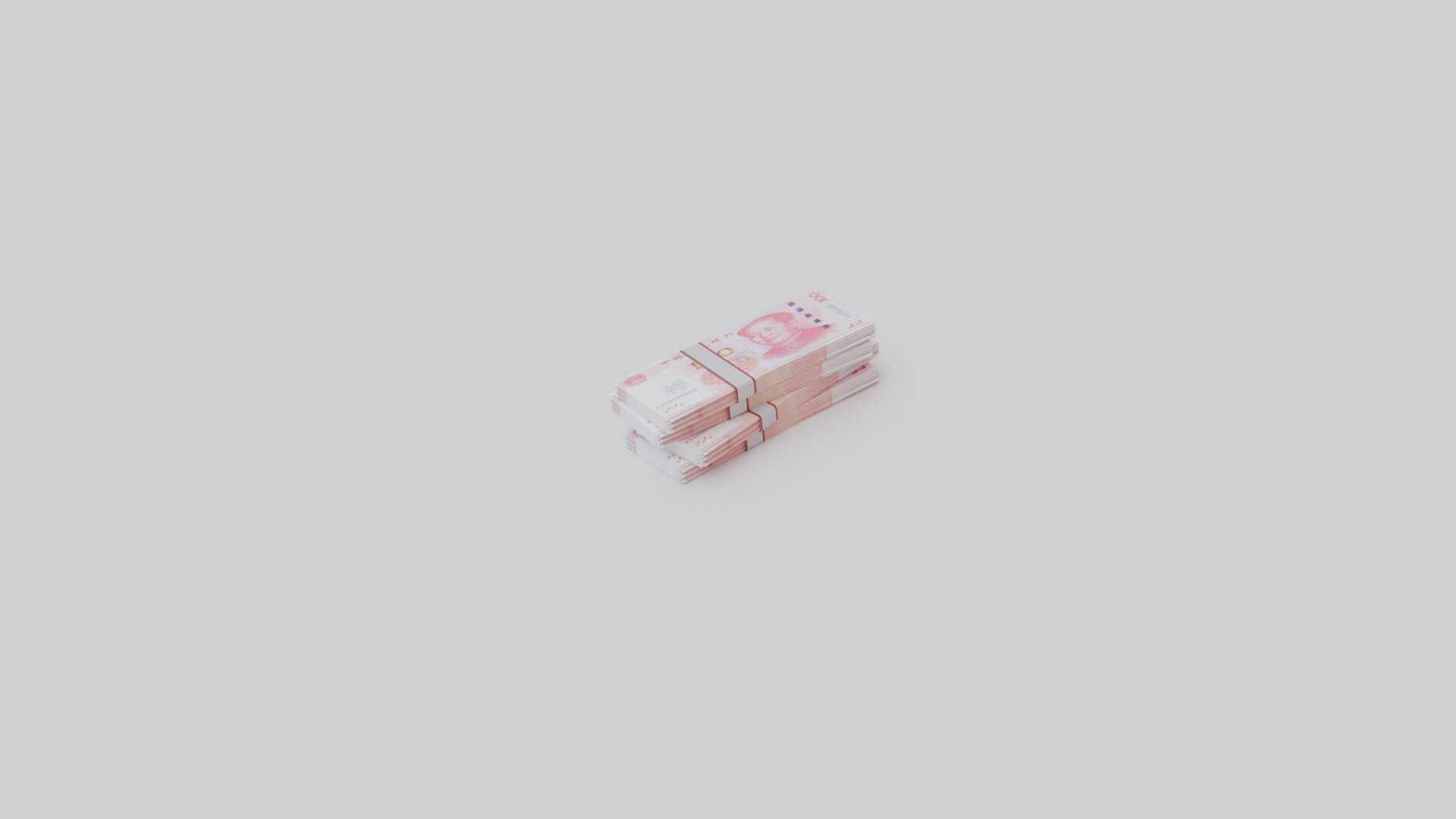 100 Chinese Renminbi CNH Currency - 3D Model by Arupsaha