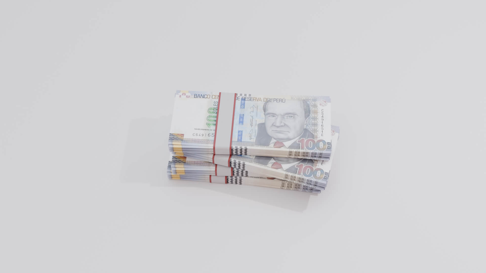 100 Peruvian Sol Currency - 3D Model by Arupsaha