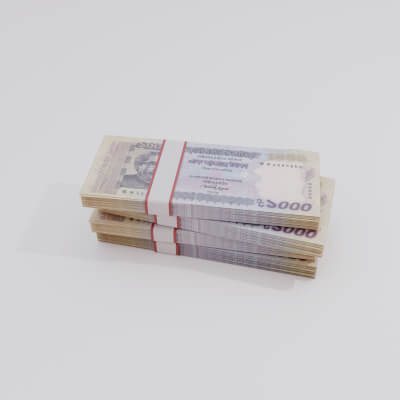 1000 Bangladesh Bangladeshi Taka Currency - 3D Model by Arupsaha