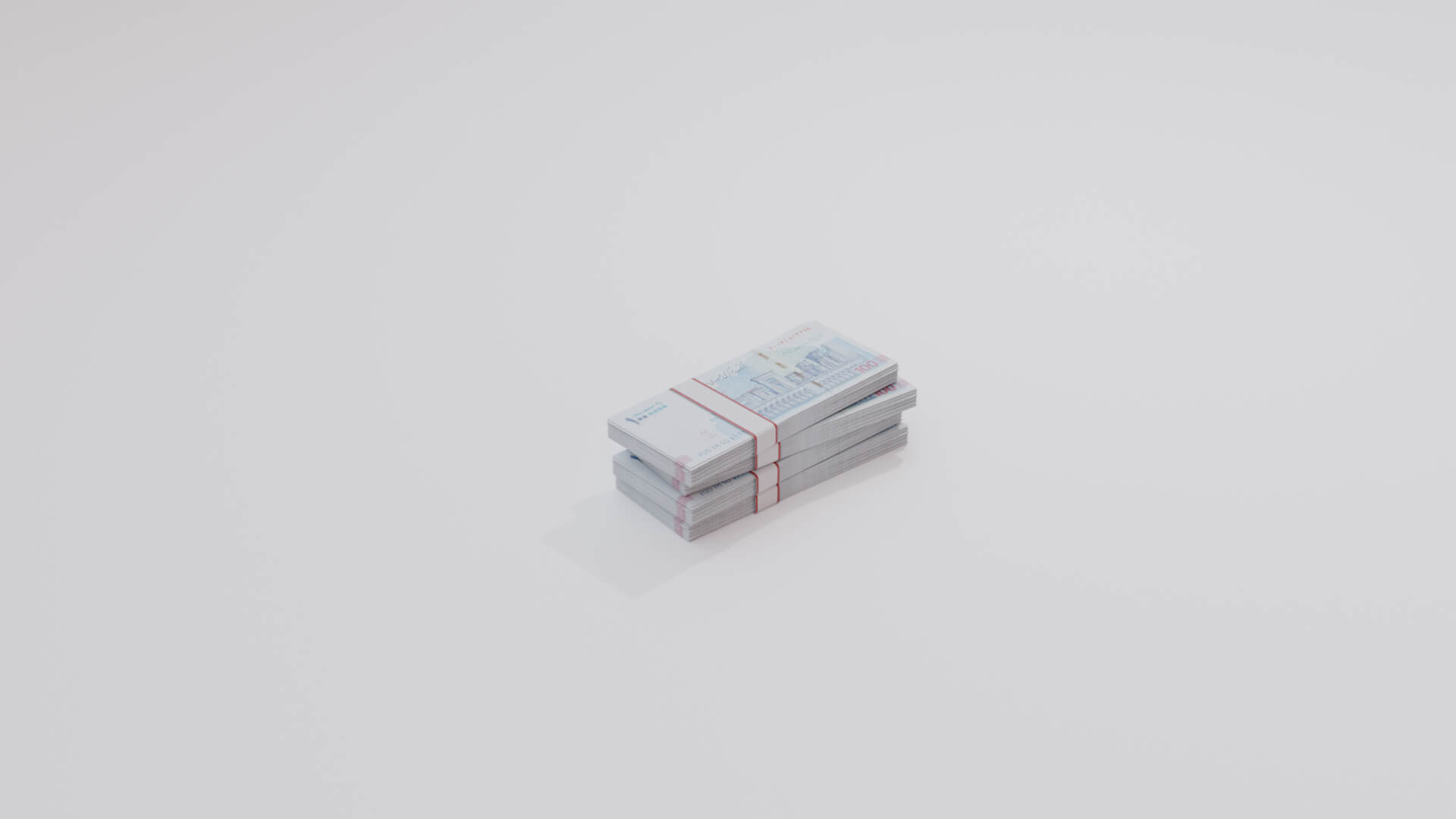 1,000,000 Iran Iranian Rial Currency - 3D Model by Arupsaha