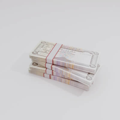 20 Yemen Yemeni Rial Currency - 3D Model by Arupsaha