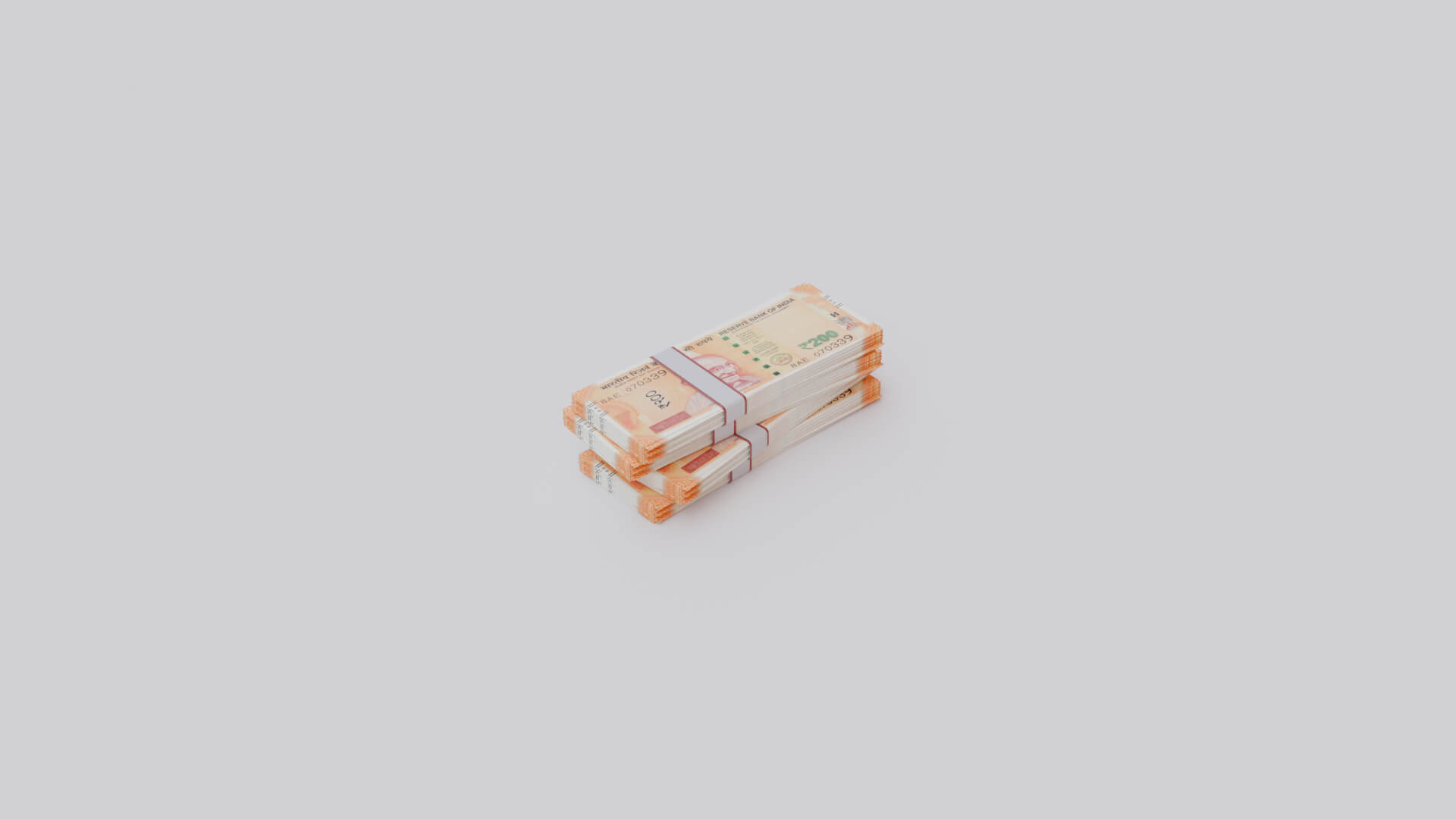 200 Indian Rupee inr Currency - 3D Model by Arupsaha