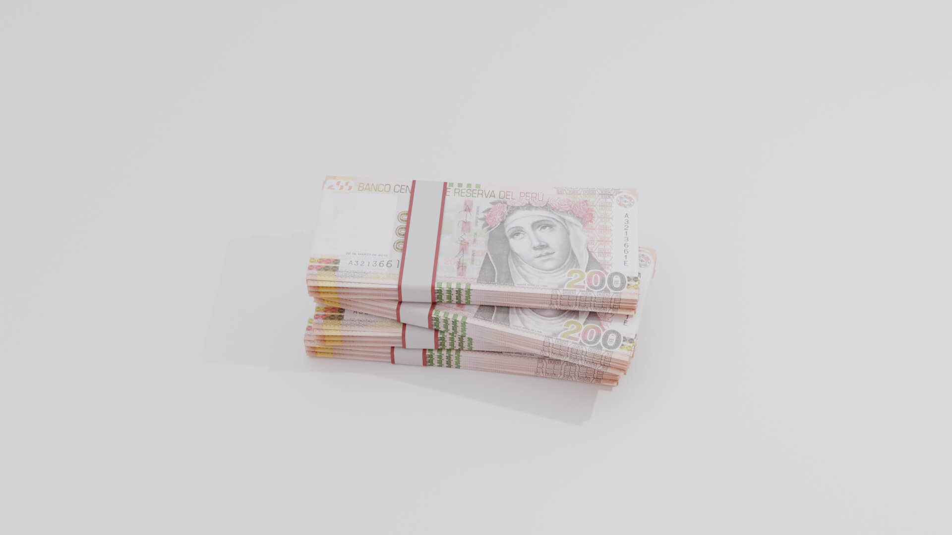200 Peruvian Sol Currency - 3D Model by Arupsaha
