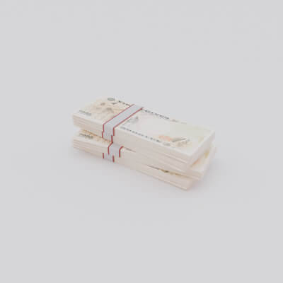2000 Japanese Yen JPY Currency - 3D Model by Arupsaha
