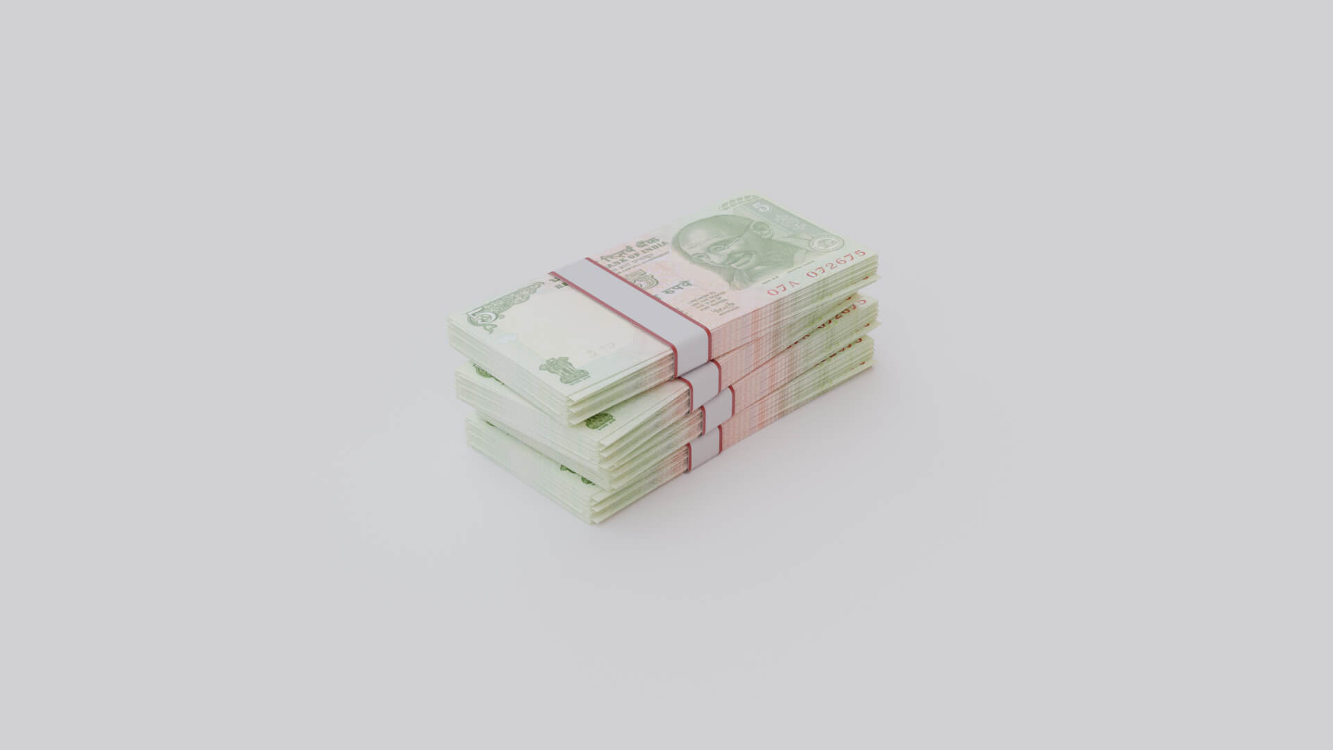 5 Indian Rupee INR Currency - 3D Model by Arupsaha