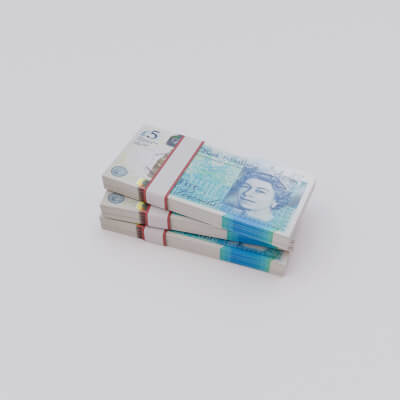 5 Pound Sterling GBP Currency - 3D Model by Arupsaha