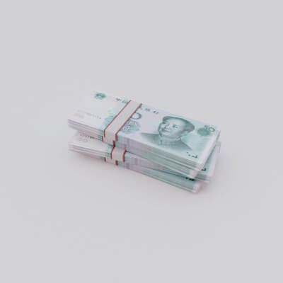 50 Chinese Renminbi CNH Currency - 3D Model by Arupsaha