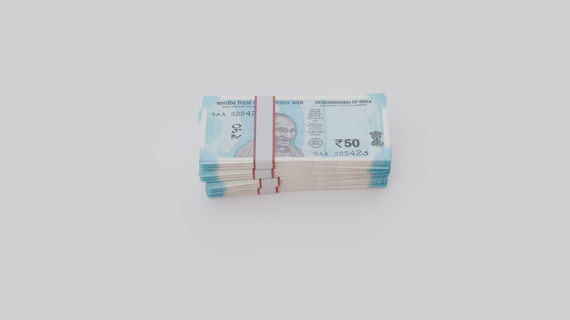 50 Indian Rupee INR Currency - 3D Model by Arupsaha