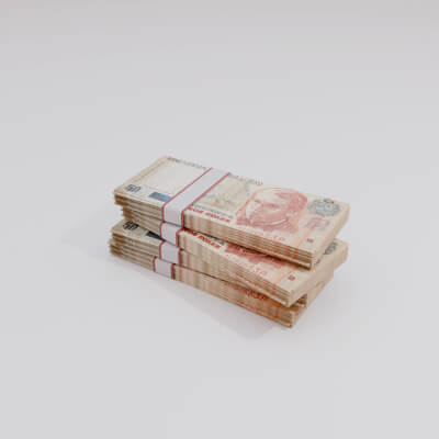 50 Peruvian Sol Currency - 3D Model by Arupsaha