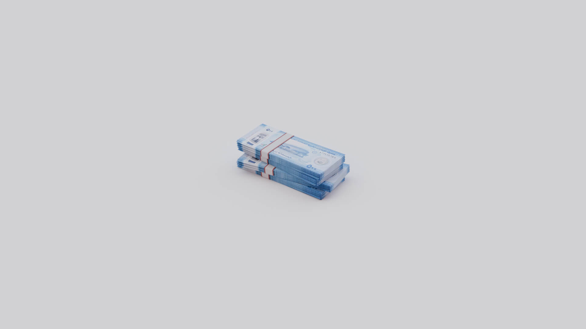 500 United Arab Emirates Dirham Dh Currency - 3D Model by Arupsaha