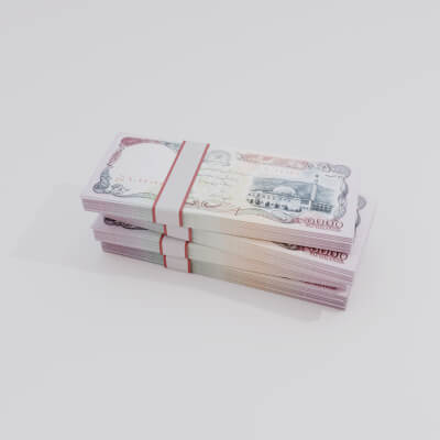 5000 Afghanistan Afghani Currency - 3D Model by Arupsaha