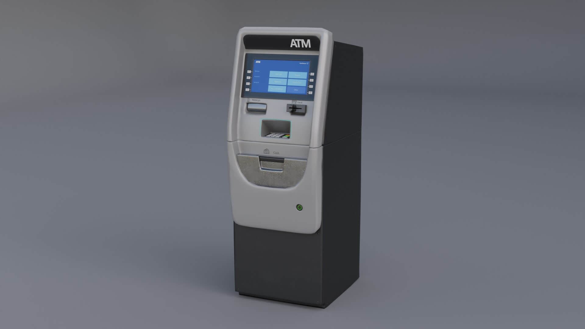 ATM Machine (Automated Teller Machine) - 3D Model by Arupsaha