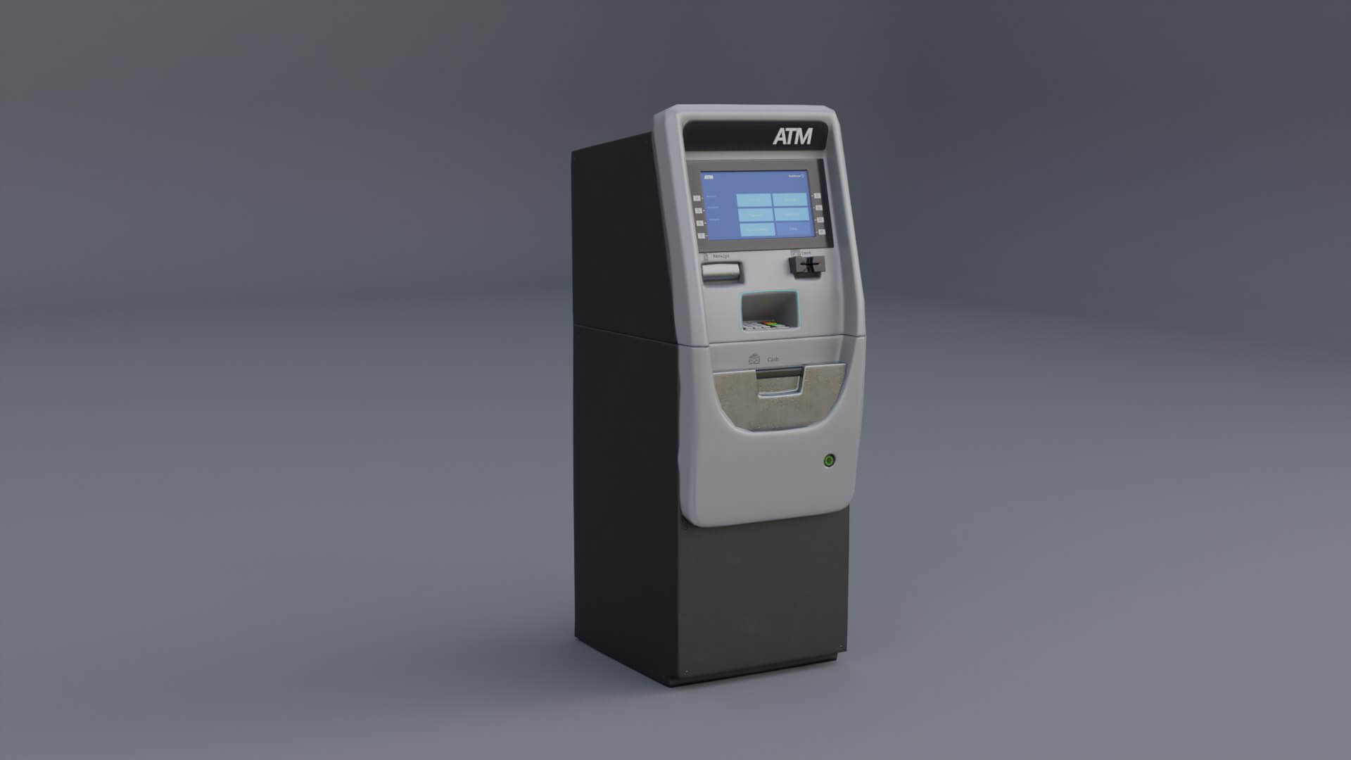 ATM Machine (Automated Teller Machine) - 3D Model by Arupsaha