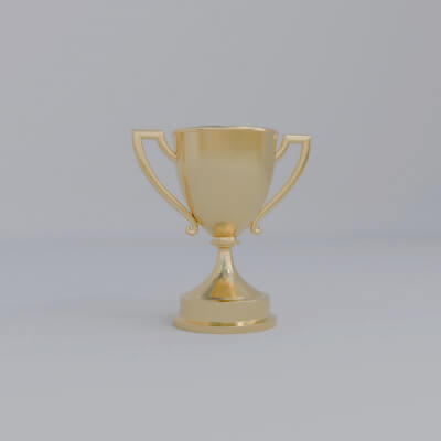 Award Trophy Cup - 3D Model by Arupsaha